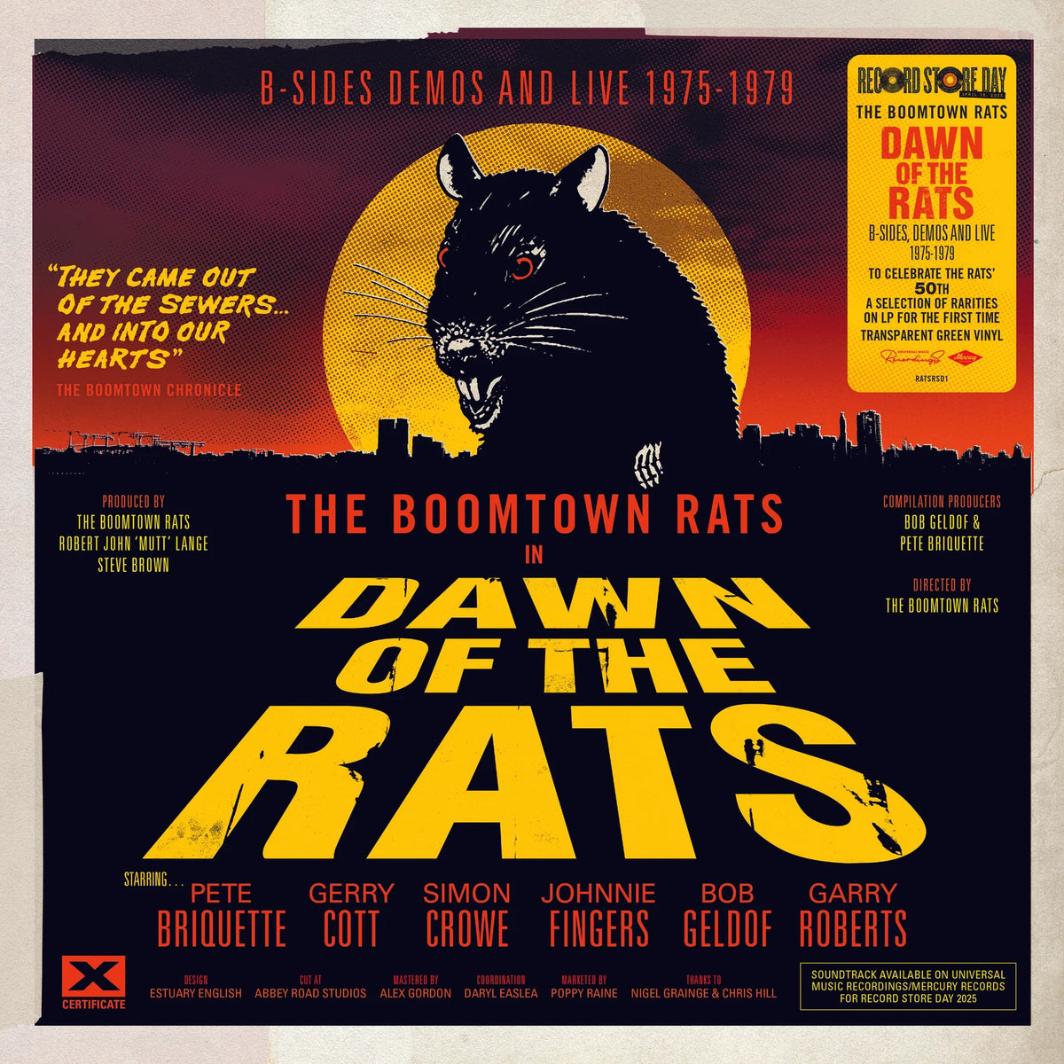 Boomtown Rats - Dawn Of The Rats (Green) – Le Noise