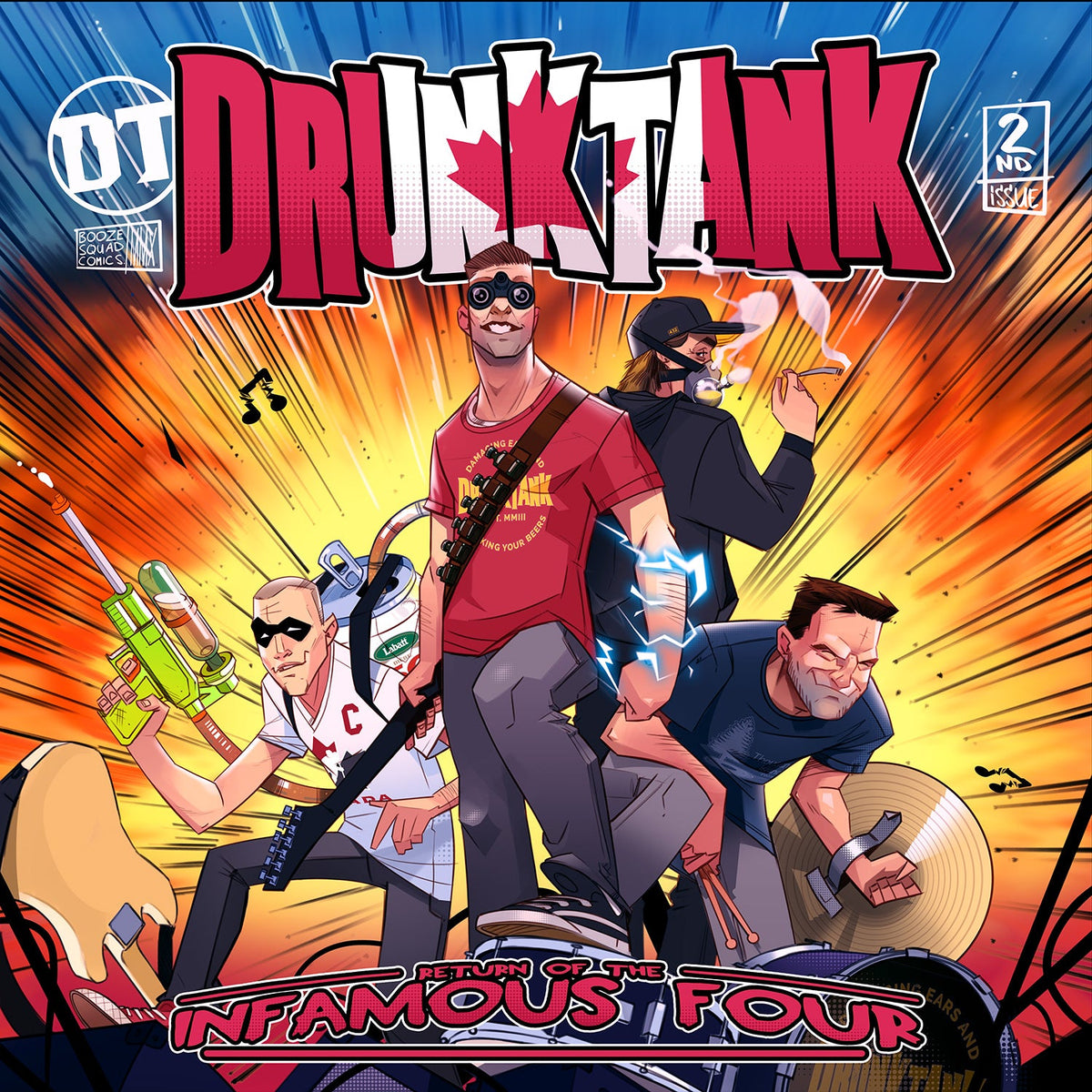 Drunktank - Return Of The Infamous Four (White) – Le Noise